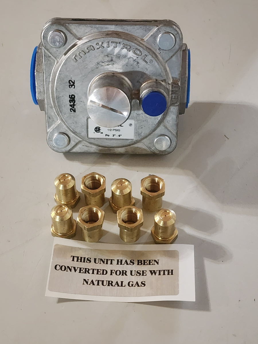 Conversion Kit, Hot Plate , 8 Burner , LP to Nat , FGHP48 NRE # 177021 ...